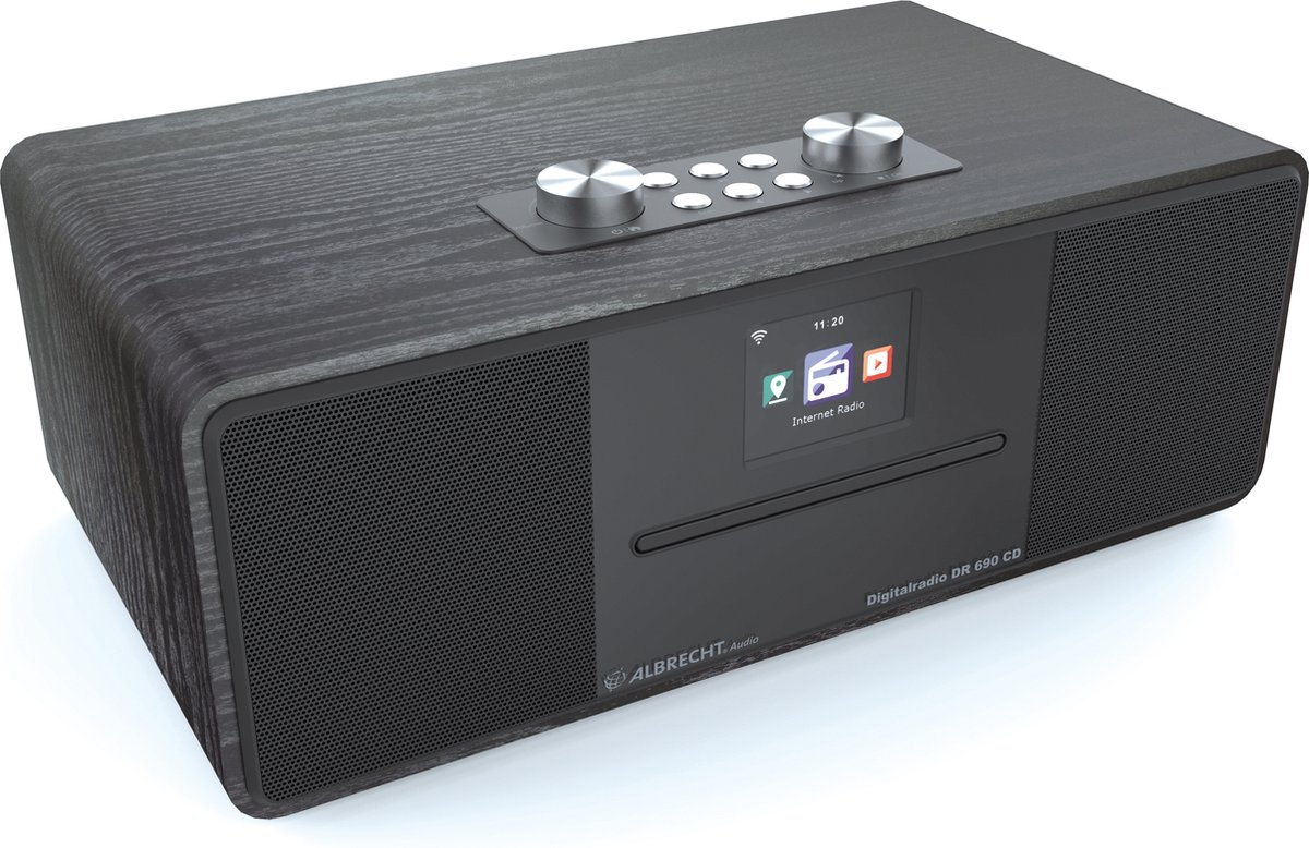 Albrecht DR 690 hybrideradio - CD-speler - DAB+ en FM- internetradio ...