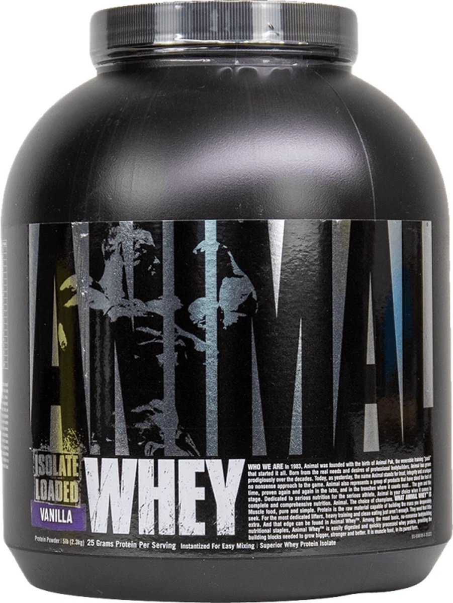 Animal Whey 2300gr Vanille - BCC.nl