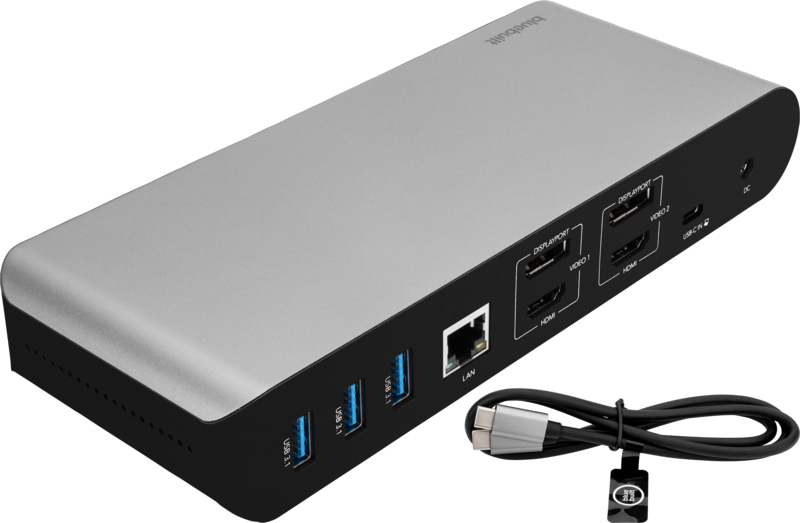 BlueBuilt DisplayLink Docking Station Pro met USB-C - BCC.nl