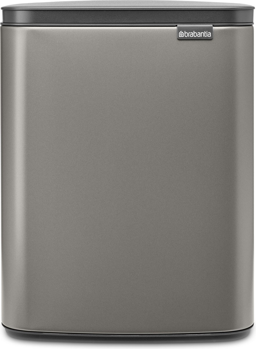 Brabantia Bo Prullenbak - 12 liter - Platinum - BCC.nl