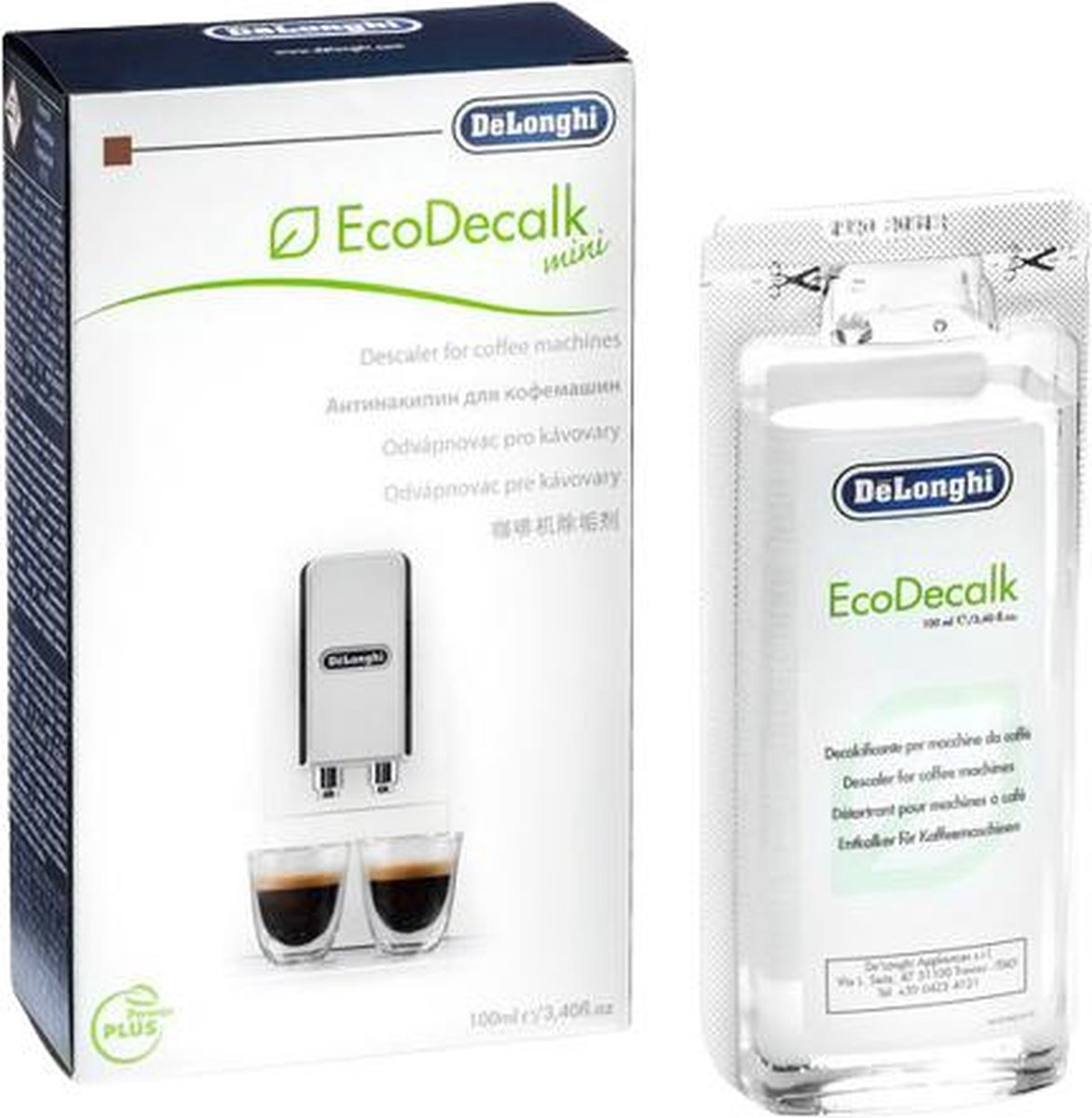 DELONGHI - ONTKALKER ECO -CALC 100ml - DLSC100 - 5513295981 - BCC.nl