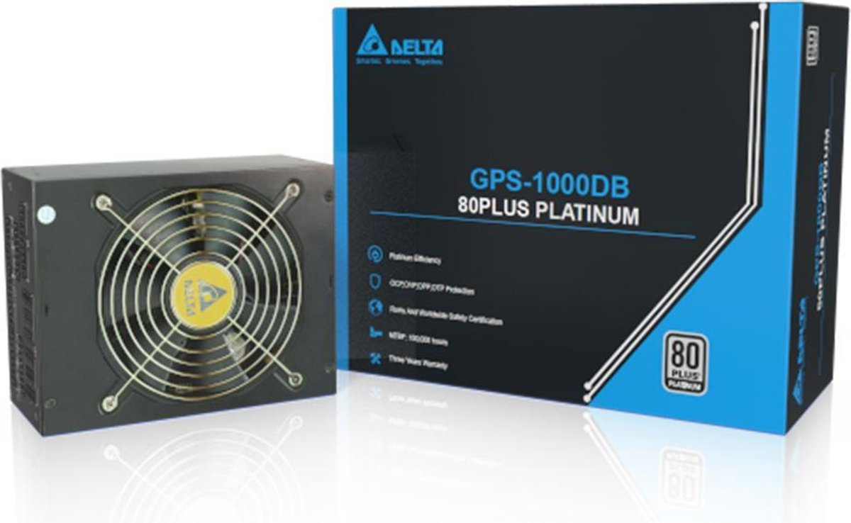 Delta Electronics 1000 Watt Platinum - BCC.nl
