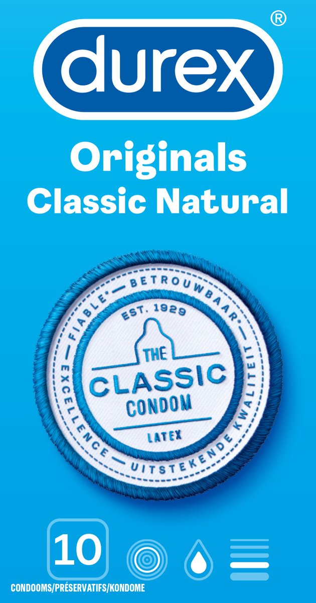 Durex Condooms - Classic Natural 10 stuks - BCC.nl