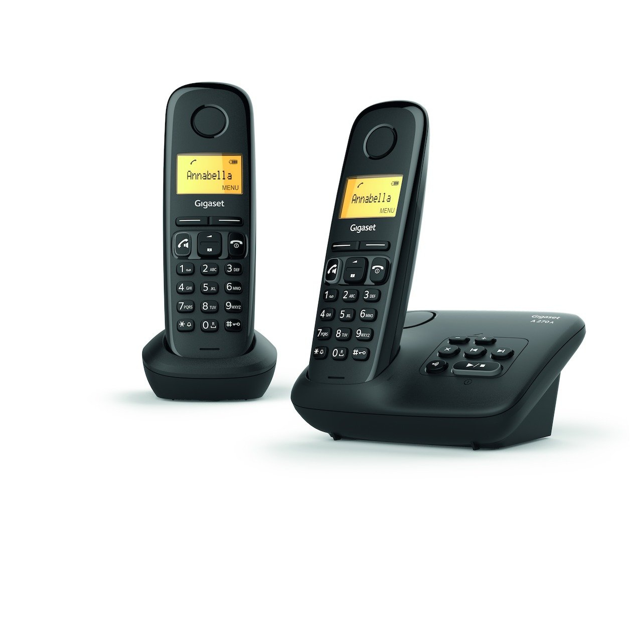 Gigaset A270A - Duo DECT telefoon - met antwoordapparaat - Zwart - BCC.nl