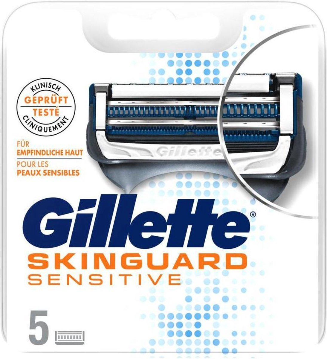 Gillette Fusion SkinGuard Sensitive Razor Blades 5st - BCC.nl
