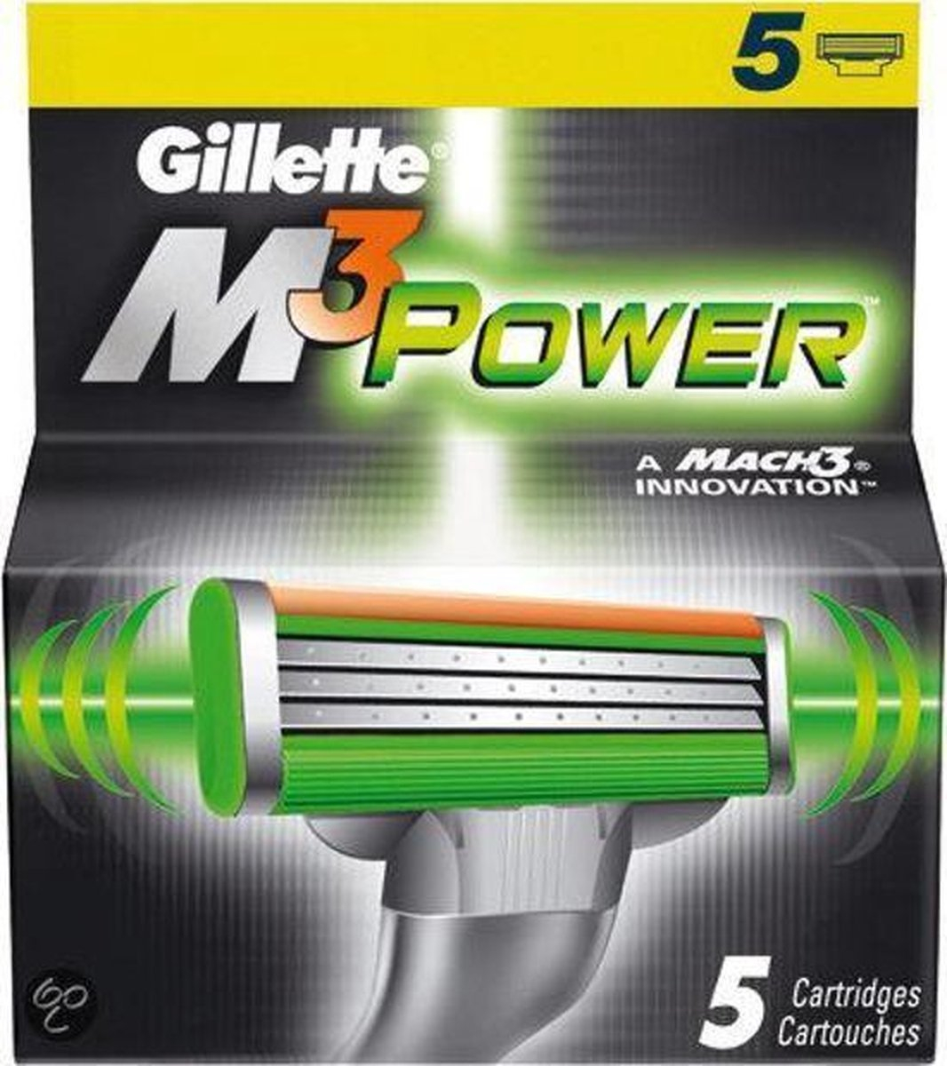Gillette Mach 3 Power - 5 stuks - Scheermesjes - BCC.nl