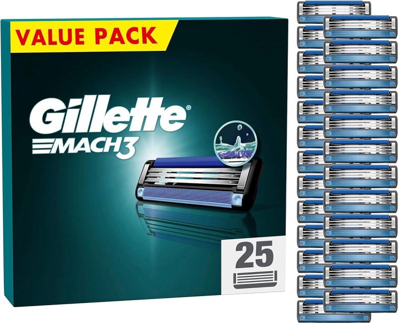 Gillette Mach3 Scheermesjes - 25 Navulmesjes - BCC.nl