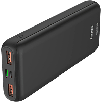 Hama Powerbank 20000 mAh LiPo USB-A USB-C® Antraciet - BCC.nl