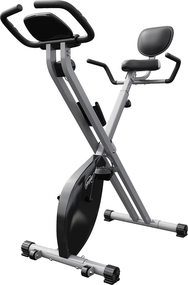 Hometrainer - Hometrainer fiets - Inklapbaar - 8 weerstandniveaus - LCD ...