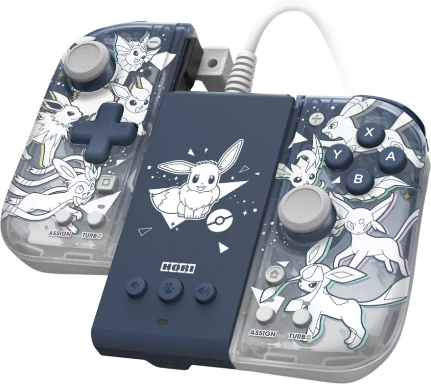 Hori Split Pad Compact Controller Attachment Set - Eevee Evolutions ...