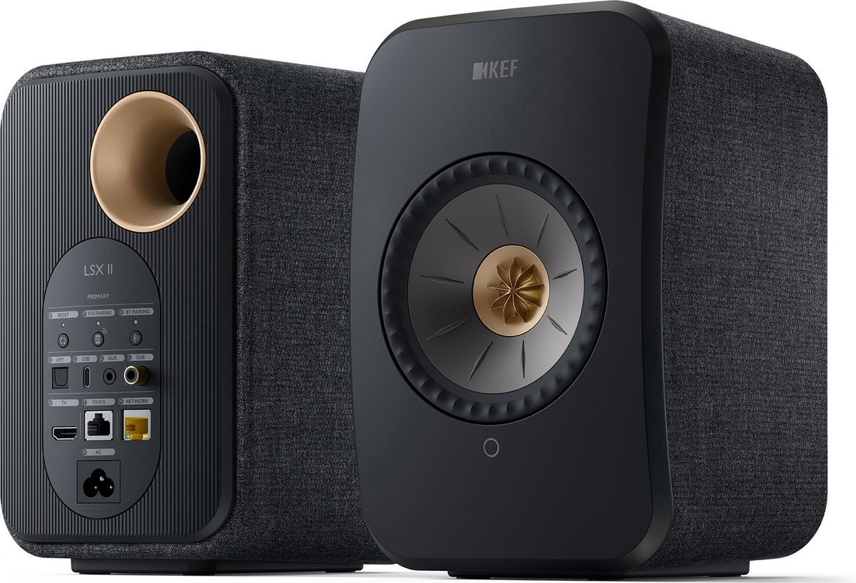KEF LSX II Zwart - BCC.nl