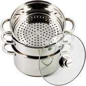 Kinghoff stoompan KH-3316 - met deksel - Ø18 cm - BCC.nl