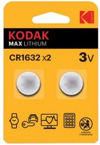 KODAK Lithium Knoopcel CR1632 2-pack - BCC.nl
