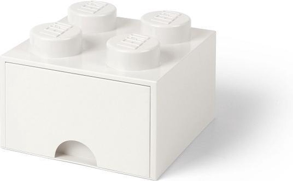 LEGO Brick 4 Opbergbox - Kunststof - Wit - BCC.nl