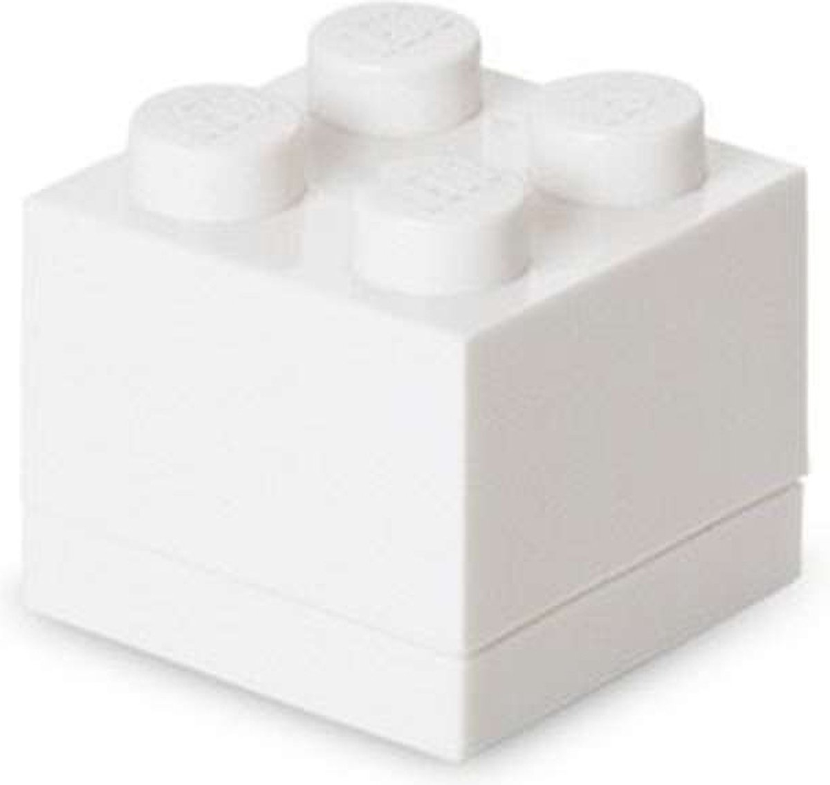Lego - Opbergbox Mini Brick 4 - Polypropyleen - Wit - BCC.nl