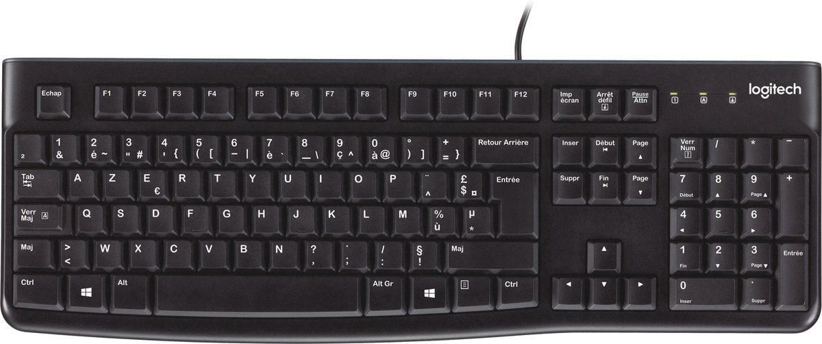 Logitech K120 - AZERTY indeling (Frans) - BCC.nl