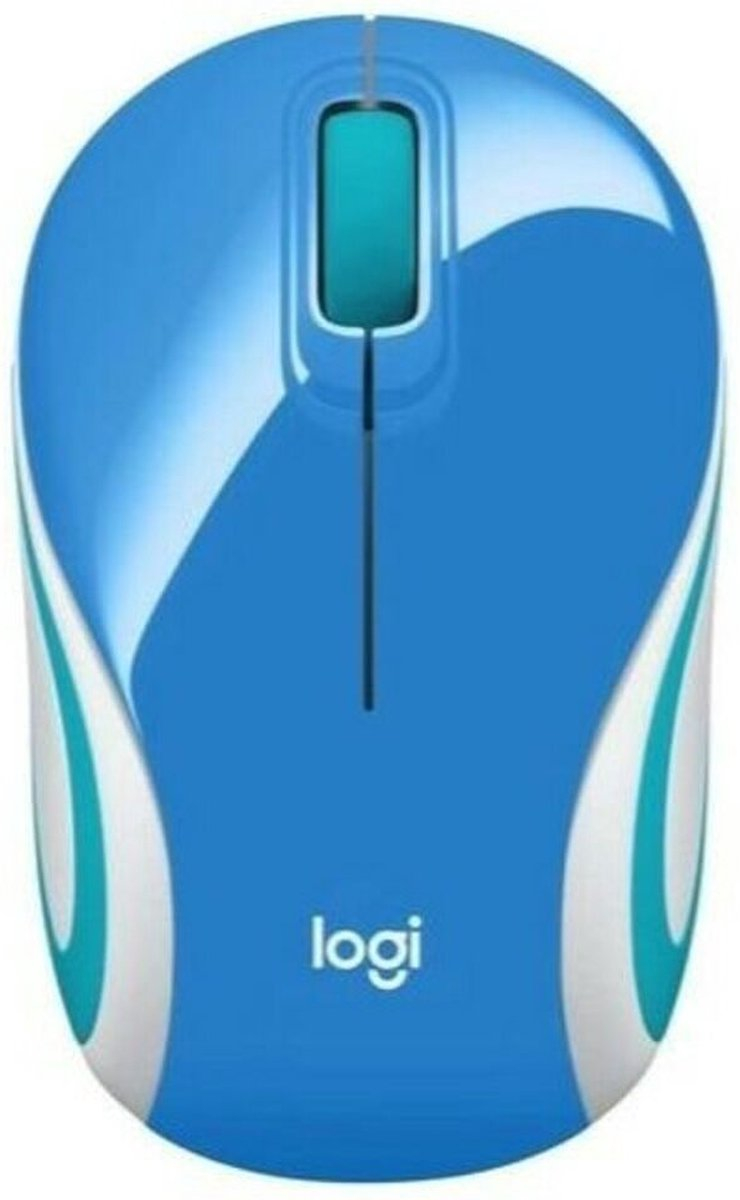 Logitech M187 - Draadloze Mini Muis - Blauw - BCC.nl