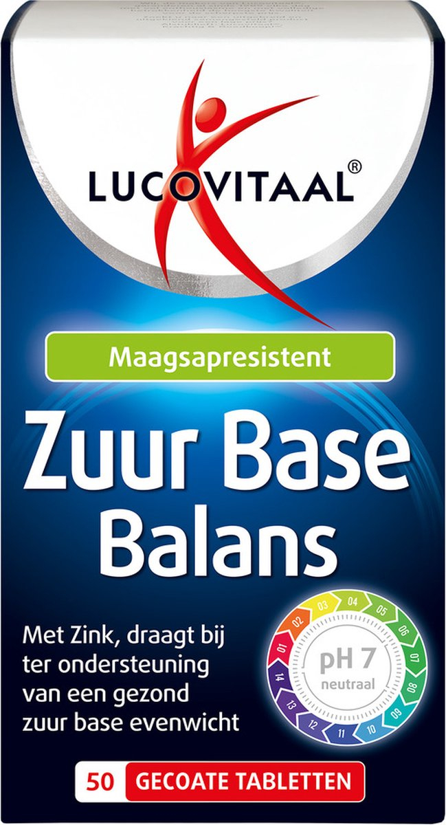 Lucovitaal Zuur Base 50 tabletten - BCC.nl