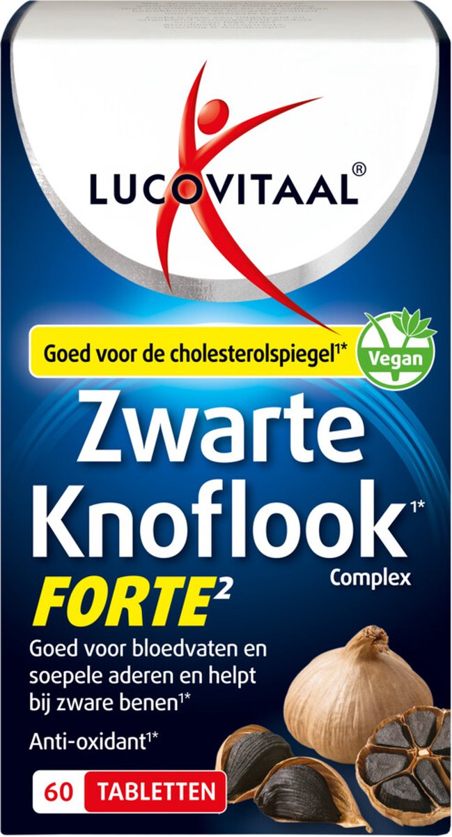 Lucovitaal Zwarte Knoflook Forte 60 tabletten - BCC.nl