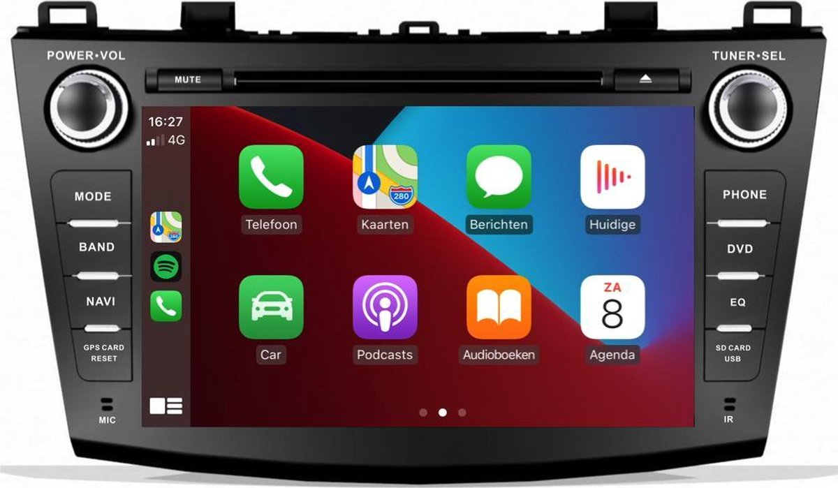 Mazda 3 Android 10 Autoradio | 2010 t/m 2013 | Carplay | Davilon - BCC.nl