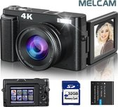 Melcam Digitale Camera - 4K - Voor Fotografie En Video - Autofocus ...