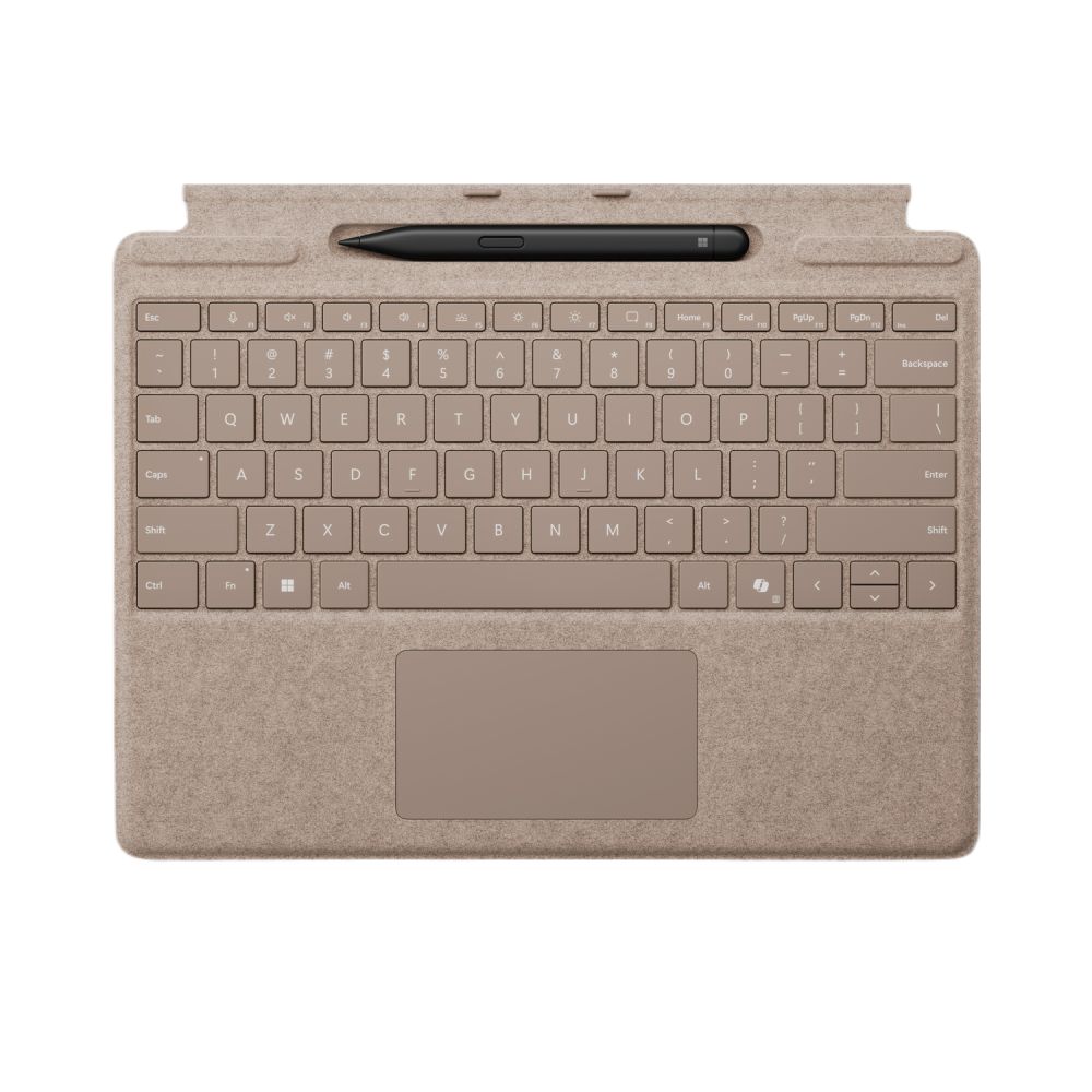 Microsoft Surface Pro Tc + Slim Pen Duinzand Toetsenbord Beige - BCC.nl