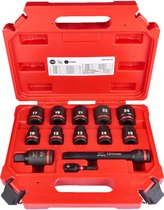Milwaukee 1/2"shockwave doppenset 13 delig - BCC.nl
