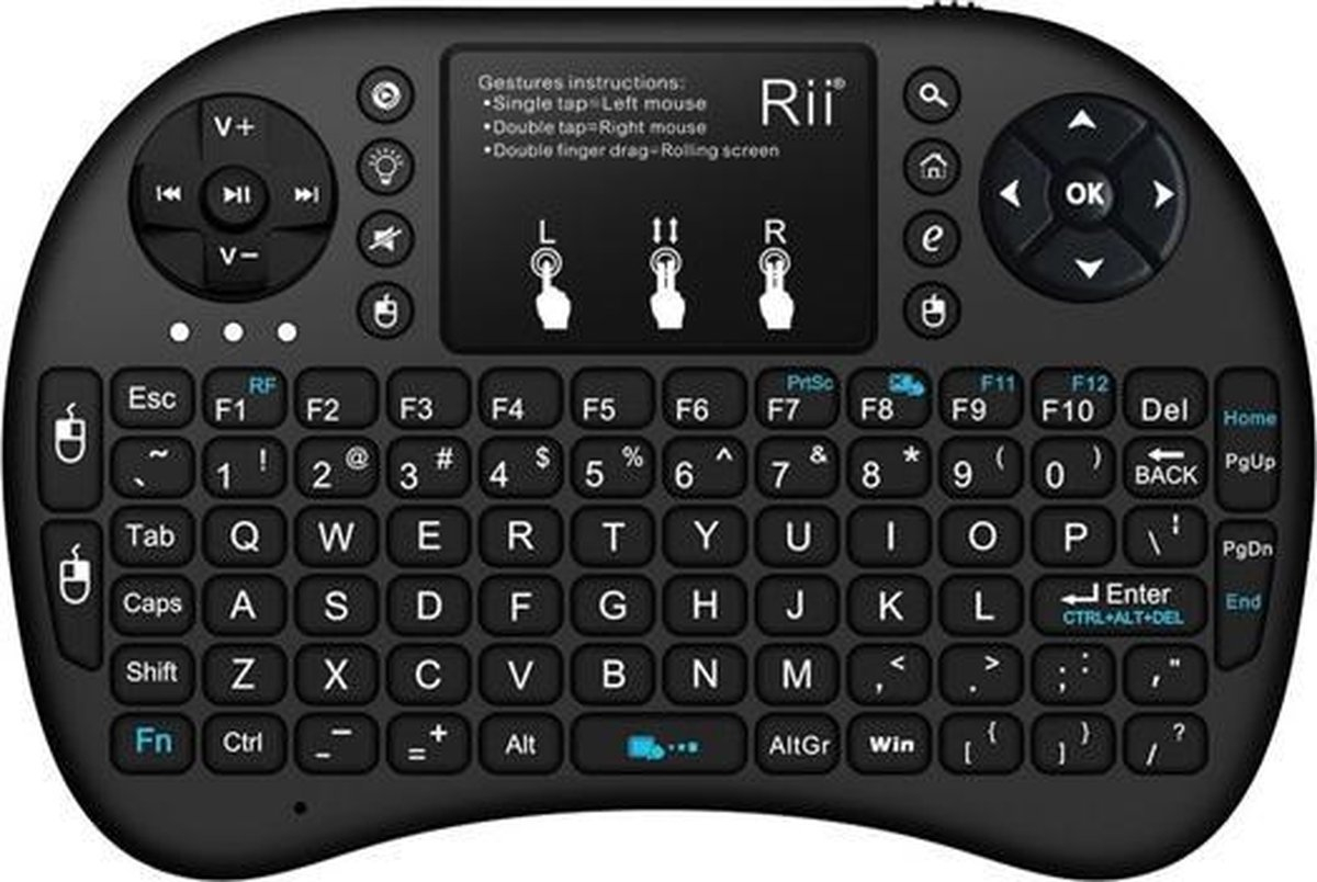Rii Mini Wireless Keyboard i8+ - BCC.nl