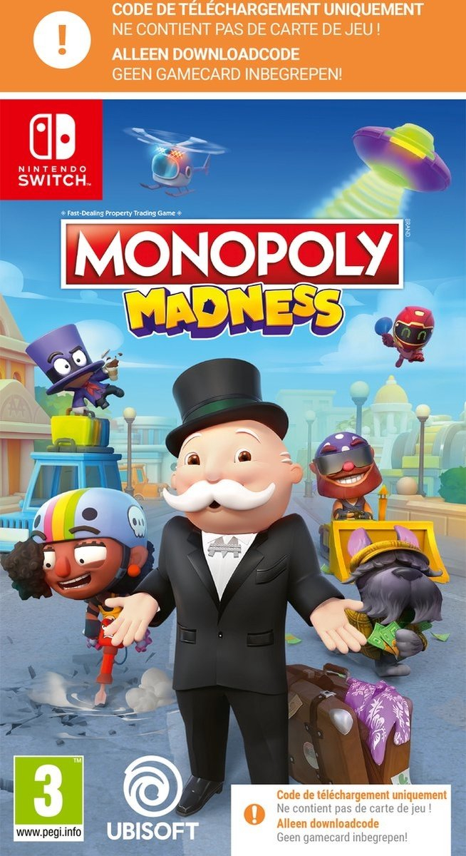 Monopoly Madness - Switch - Code in box - BCC.nl
