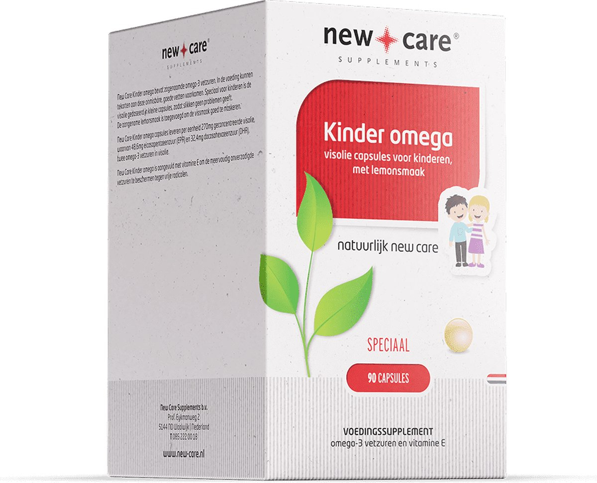 New Care Kinder omega-3 vetzuren - 90 capsules - BCC.nl