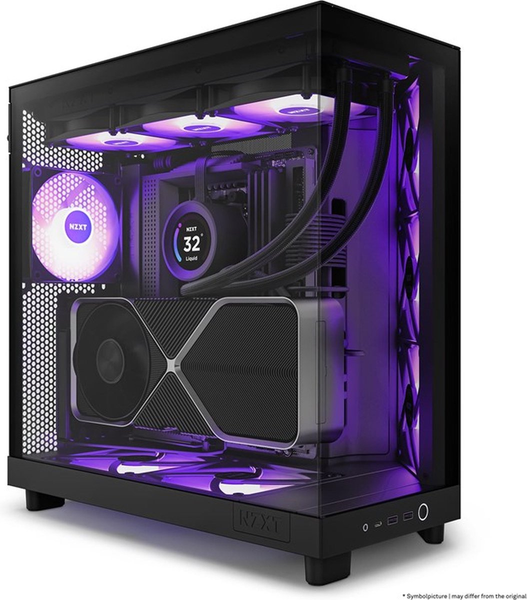 NZXT H6 Flow - RGB - Zwart - BCC.nl