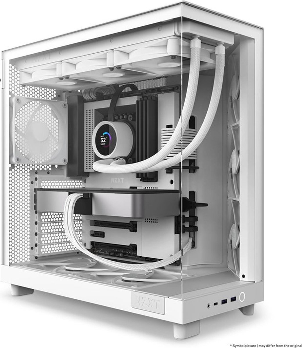 NZXT H6 Flow - Wit - BCC.nl