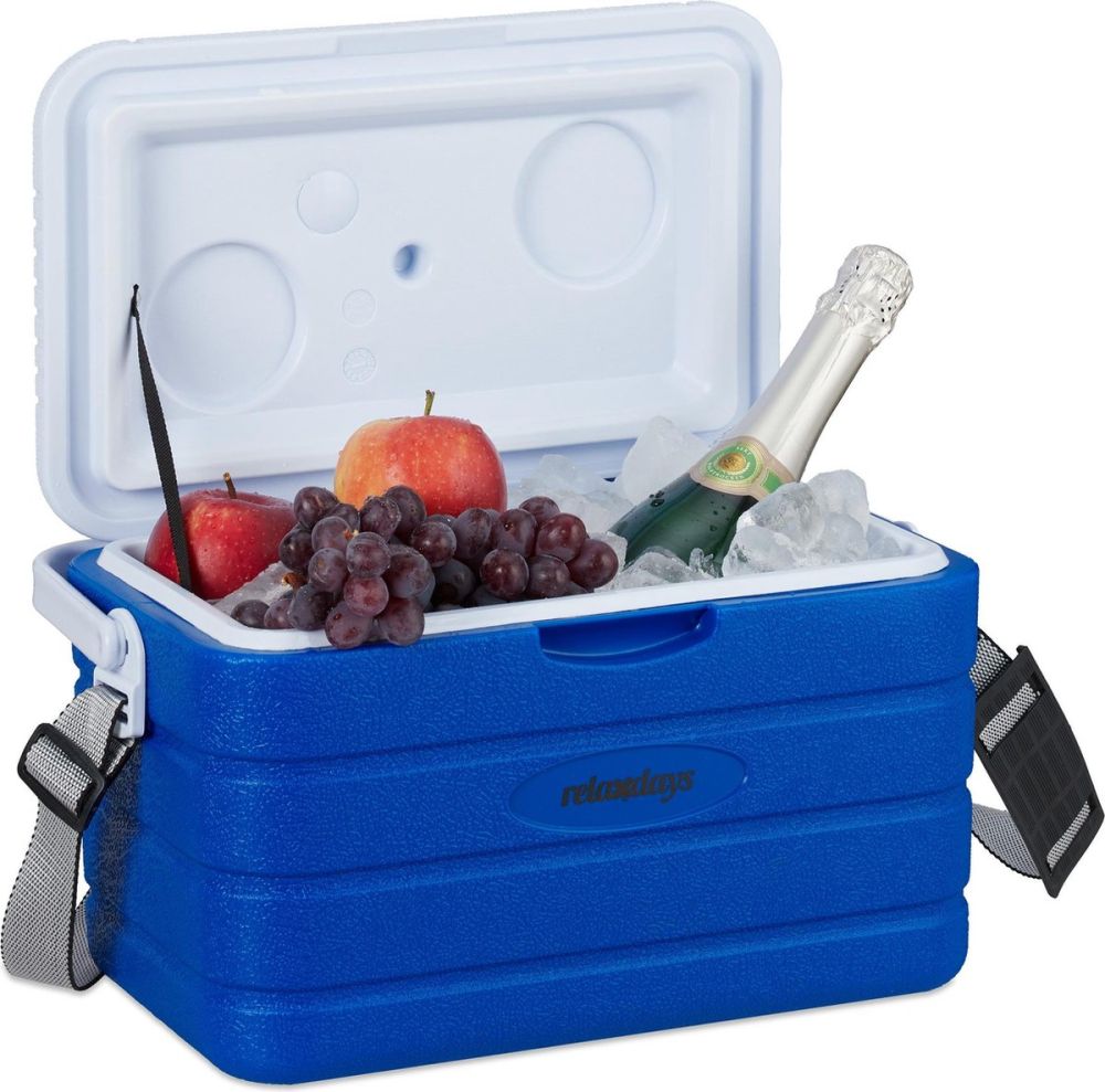 Relaxdays koelbox 10 l - niet elektrisch - frigobox - camping koelkast ...