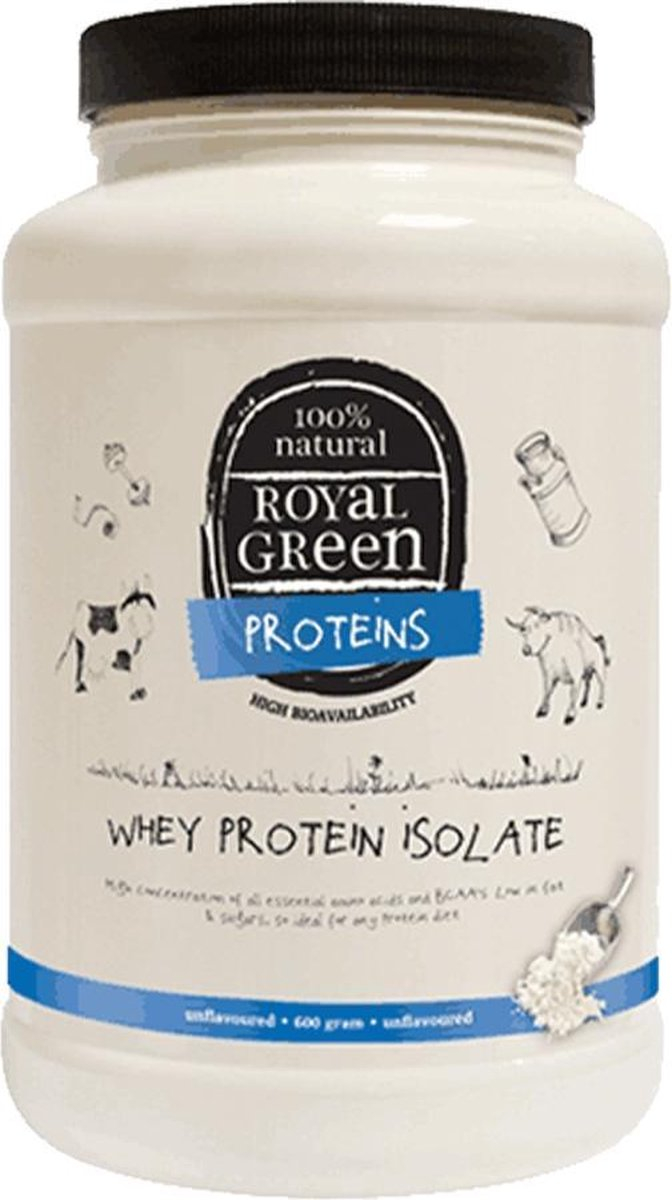 Royal Green Whey Protein Isolate Eiwit 600GR - BCC.nl