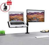 Säkert ® – Monitor arm laptop en scherm (tot 32 inch) – Monitor beugel ...