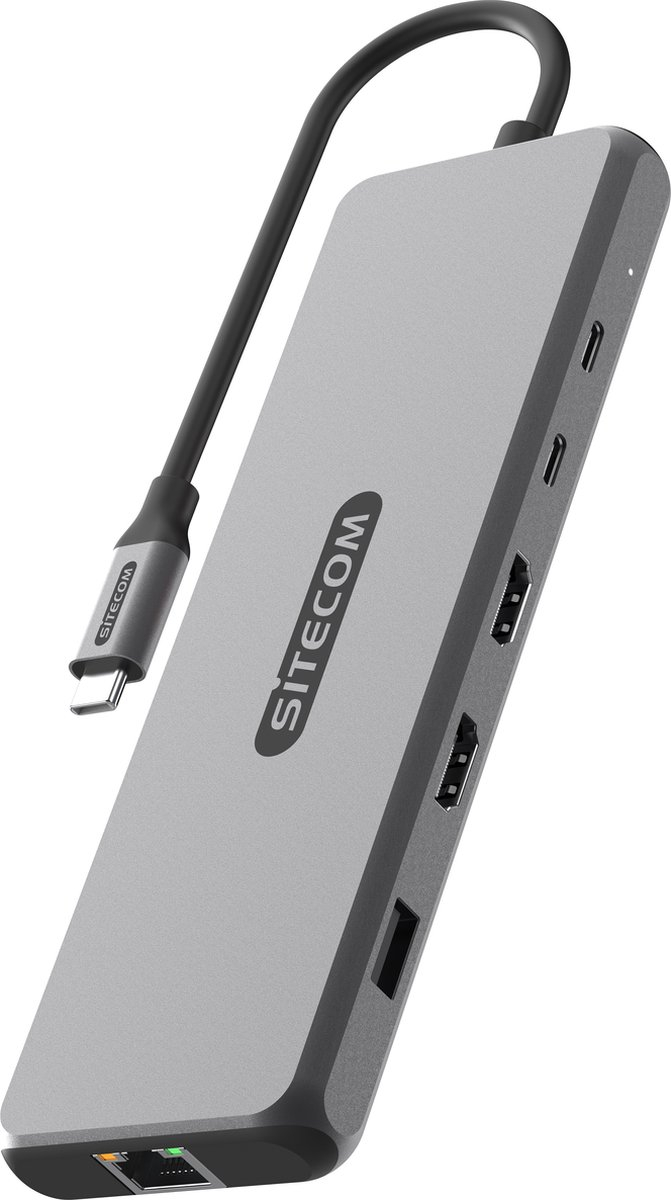 Sitecom - 10 in 1 USB4 Power Delivery Multiport adapter - BCC.nl
