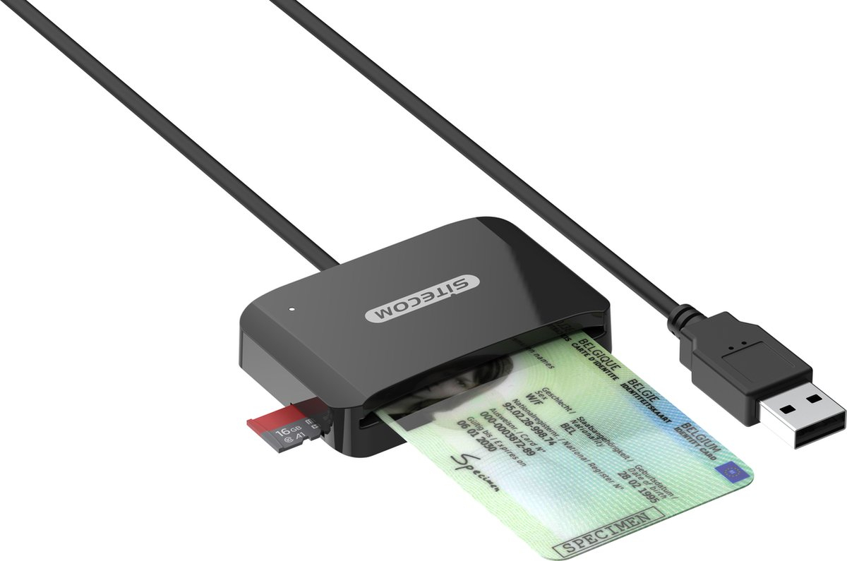 Sitecom - USB ID Card Reader - BCC.nl