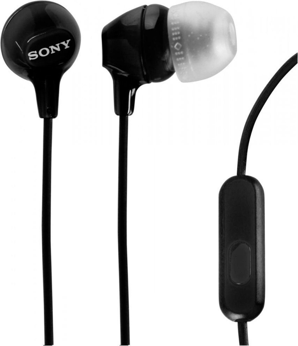Sony MDR-EX15AP - In-ear oordopjes - Zwart - BCC.nl