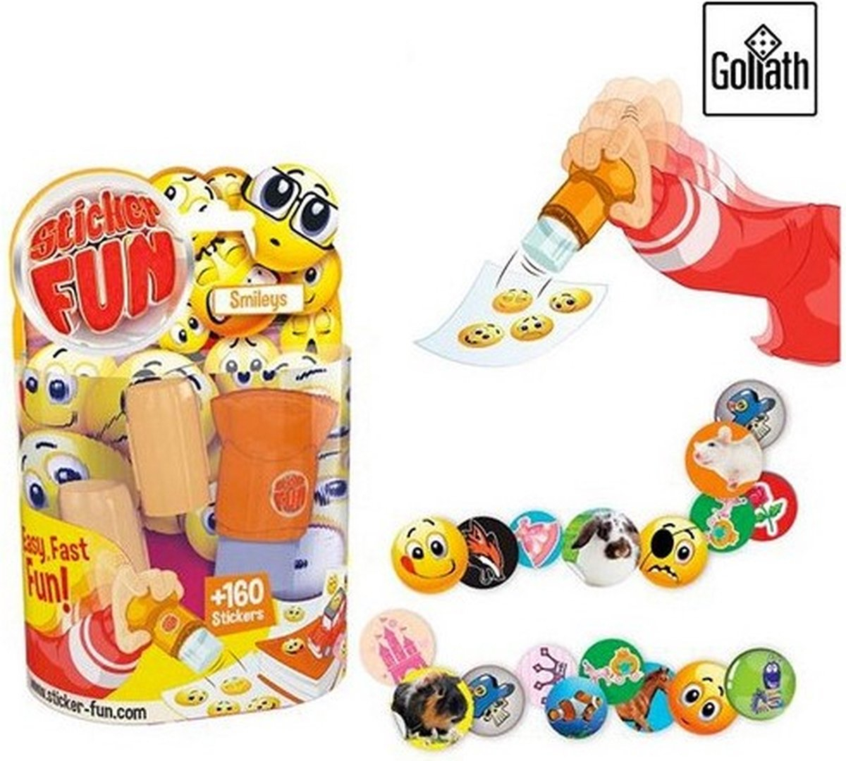 Sticker Fun Smiley - BCC.nl