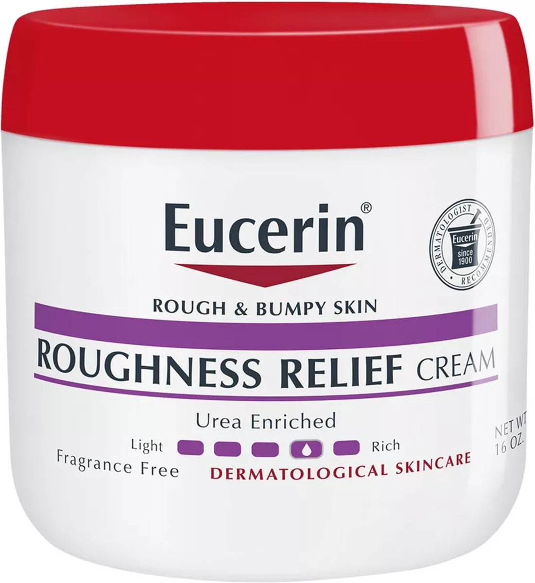Eucerin - Roughness Relief Cream - Fragrance Free - 454 g - BCC.nl