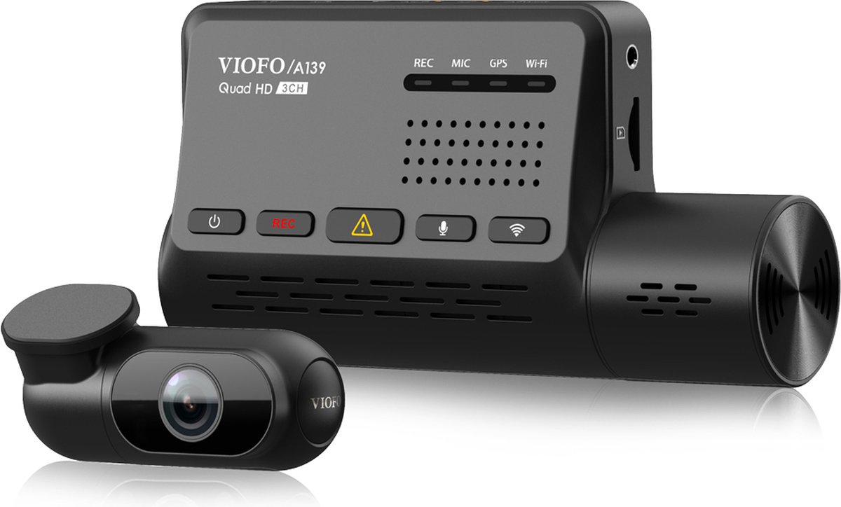 VIOFO A139 2CH - Dashcam - Dubbele Camera - Quad HD - BCC.nl