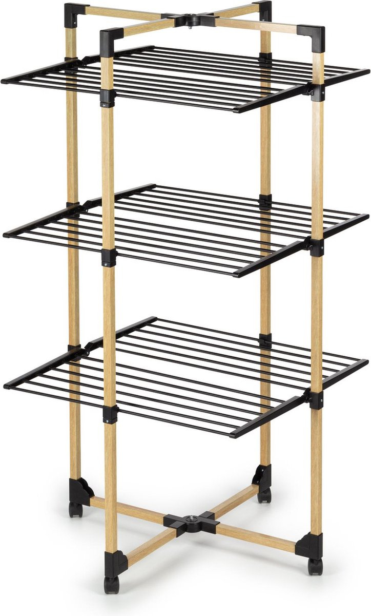Vitapur - Droogrek Toren - Wasrek Inklapbaar - Kledingrek - 3 niveaus ...