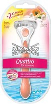 Wilkinson Quattro For Women - Scheerapparaat + 3 scheermesjes - BCC.nl