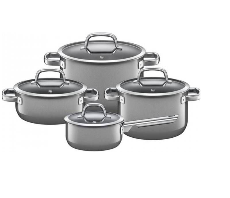 WMF FusionTec Mineral - Pannenset 4-delig Platinum - BCC.nl